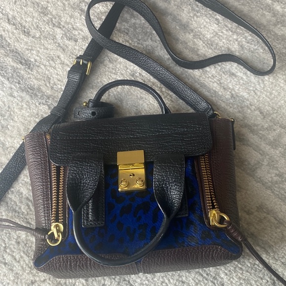 Bags | 31 Phillip Lim Pashto Mini Satchel In Navychoco | Poshmark